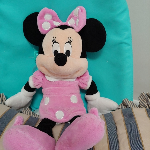 Disney | Toys | Disney Store Pink Minnie Mouse Plush 8 Stuffed T | Poshmark
